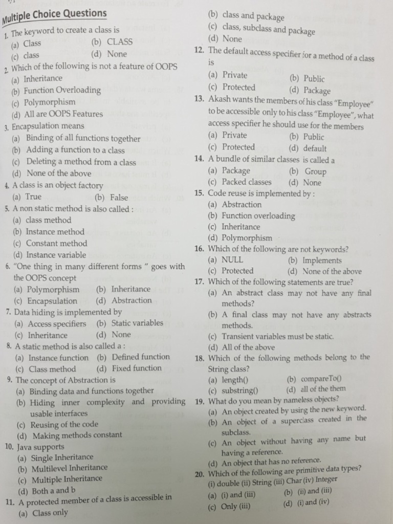 Ch 2 Class As Basis Of All Computation Pdf 