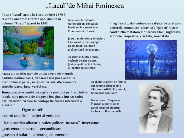 Poezia Lacul | PDF
