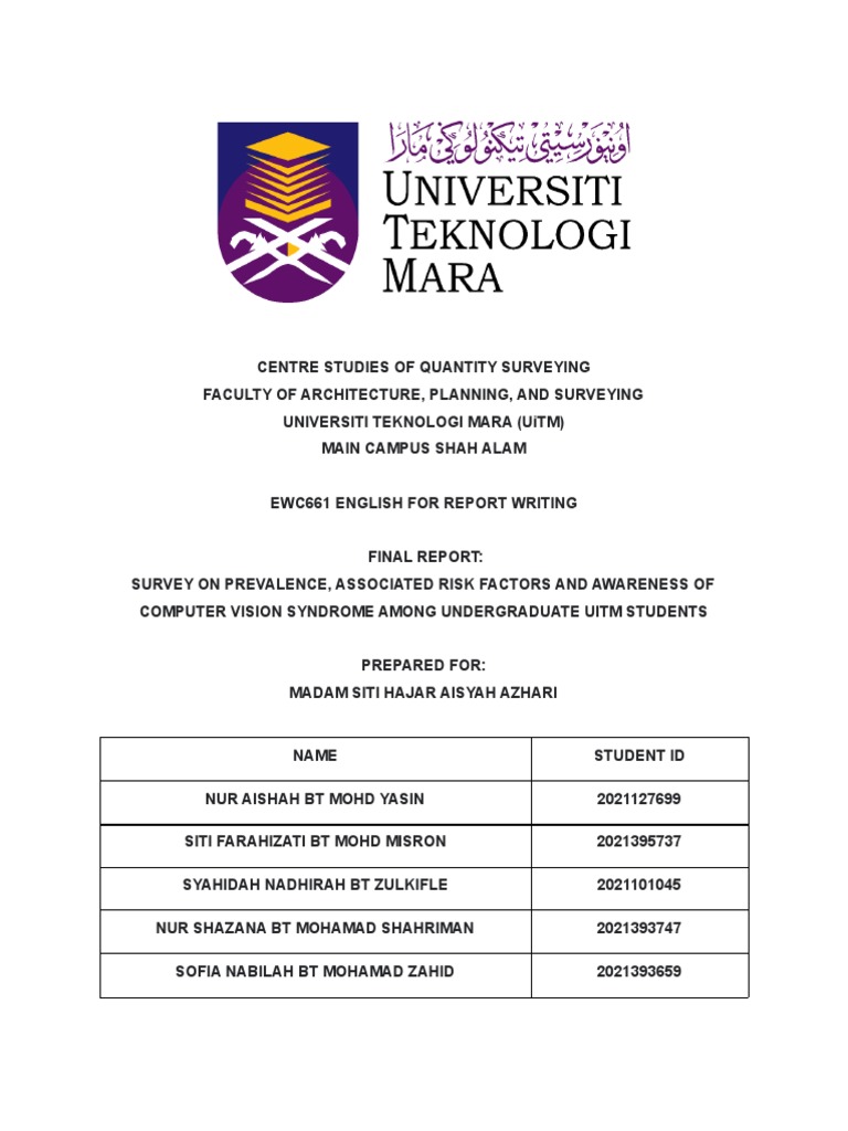 Survey on the Prevalence, Associated Risk Factors and Awareness of ...