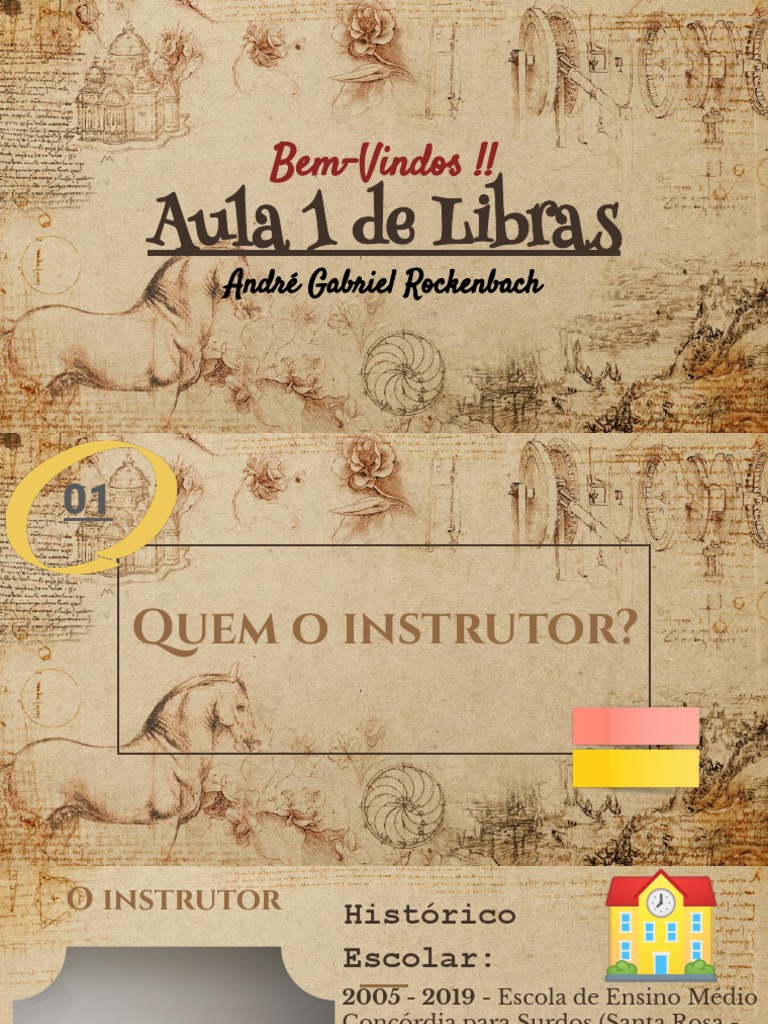 Aula 1 de Libras (Slides) | PDF | Linguagem de sinais | Surdez