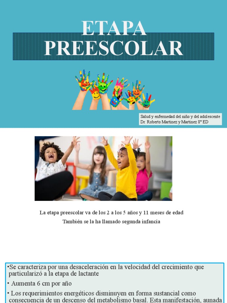 Etapa Preescolar | PDF | Educación de la primera infancia | Pensamiento
