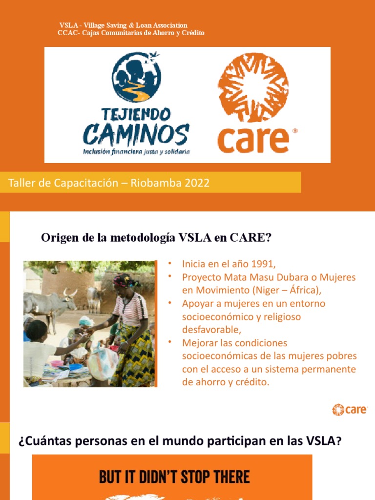 VSLA-Village Saving & Loan Association - Cajas comunitarias de ahorro y ...