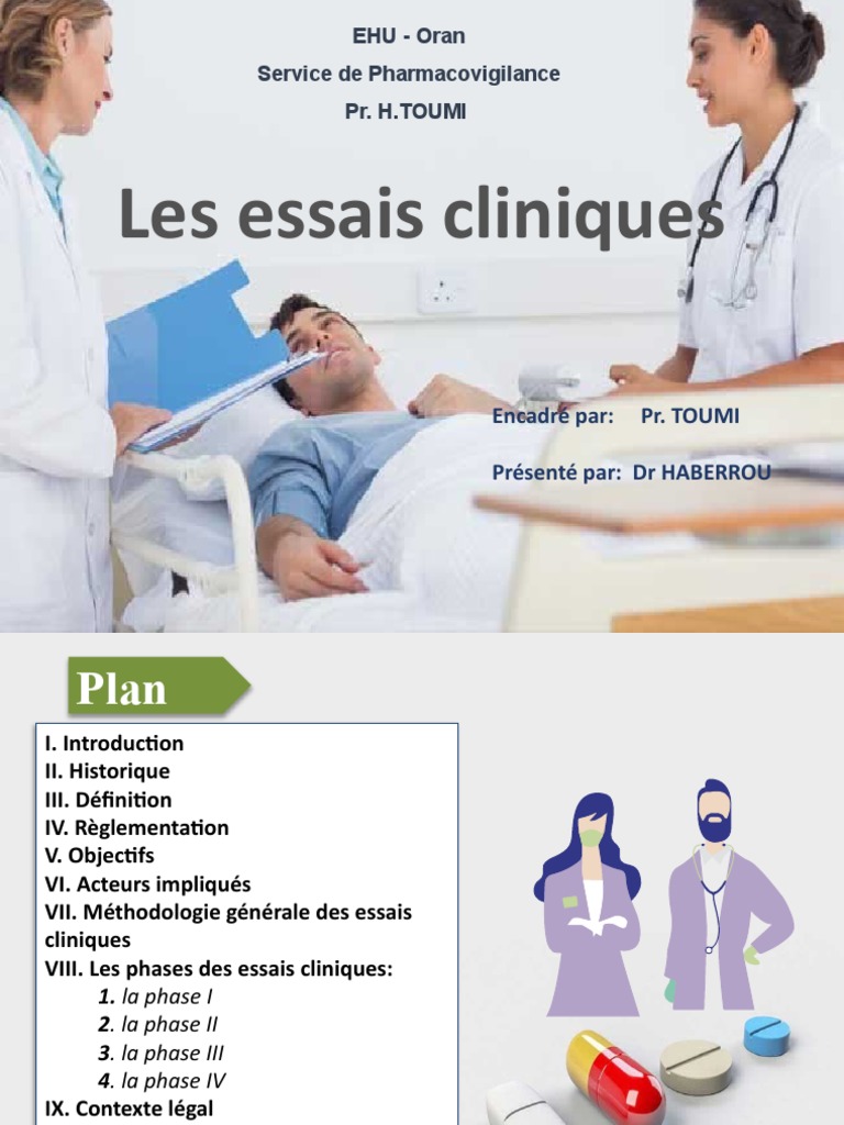 Les Phases des Essais Cliniques | PDF | Essai clinique | Pharmacologie