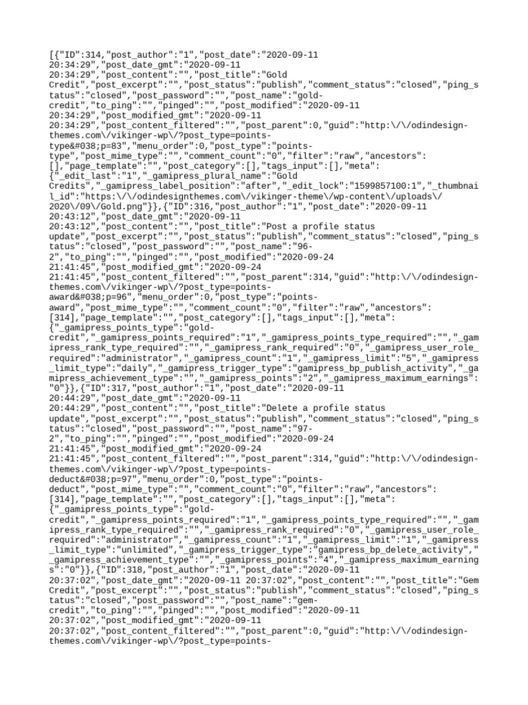 Vikinger Gamipress Demo Content | PDF | Cyberspace | Social Information Processing