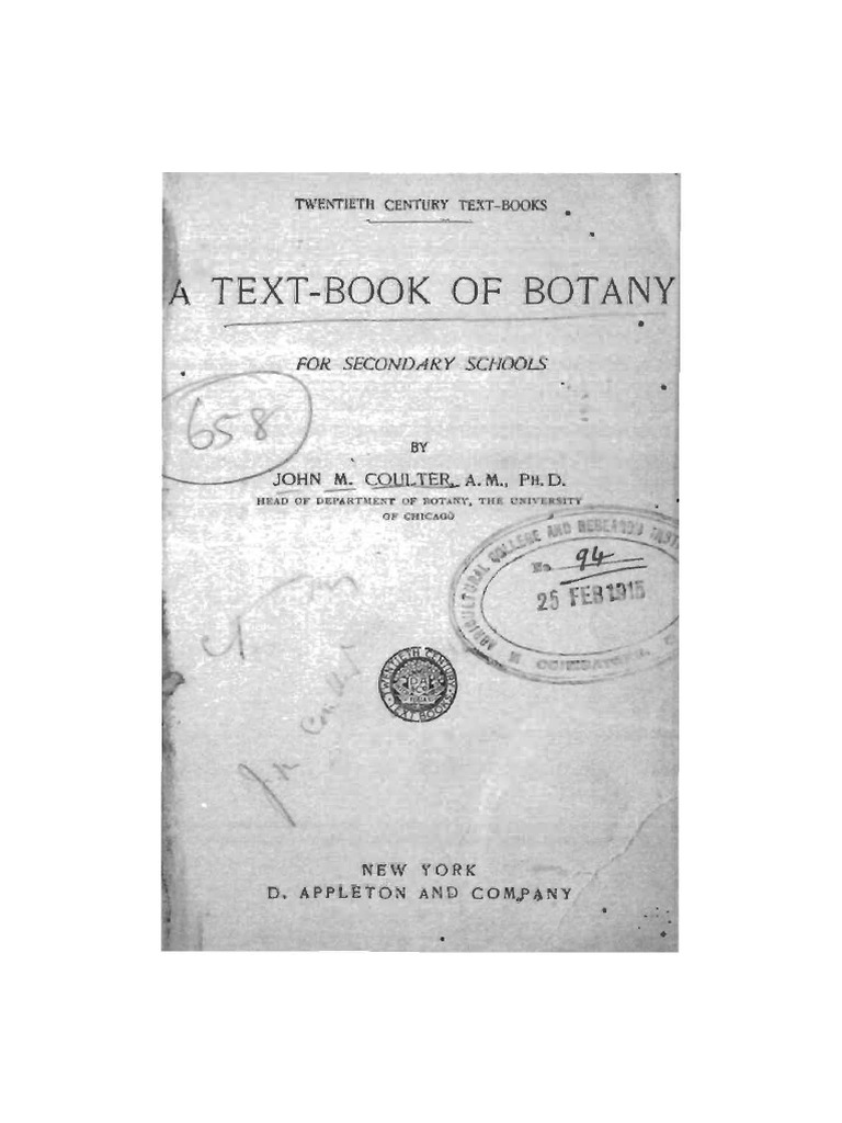 A Text-Book of Botany (PDFDrive) | PDF | Leaf | Photosynthesis
