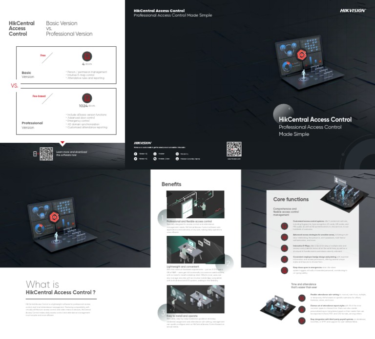 HikCentral Access Control Brochure | PDF | Access Control | Software