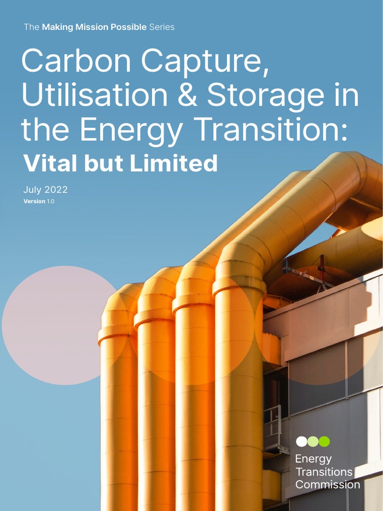 Etc Ccus Report v1.9 | PDF | Low Carbon Economy | Carbon Capture And Storage