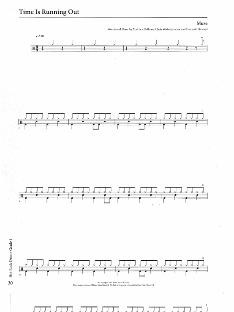 Time Is Running Out | PDF