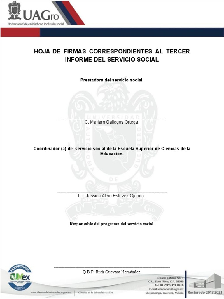 Hoja de Firmas | PDF