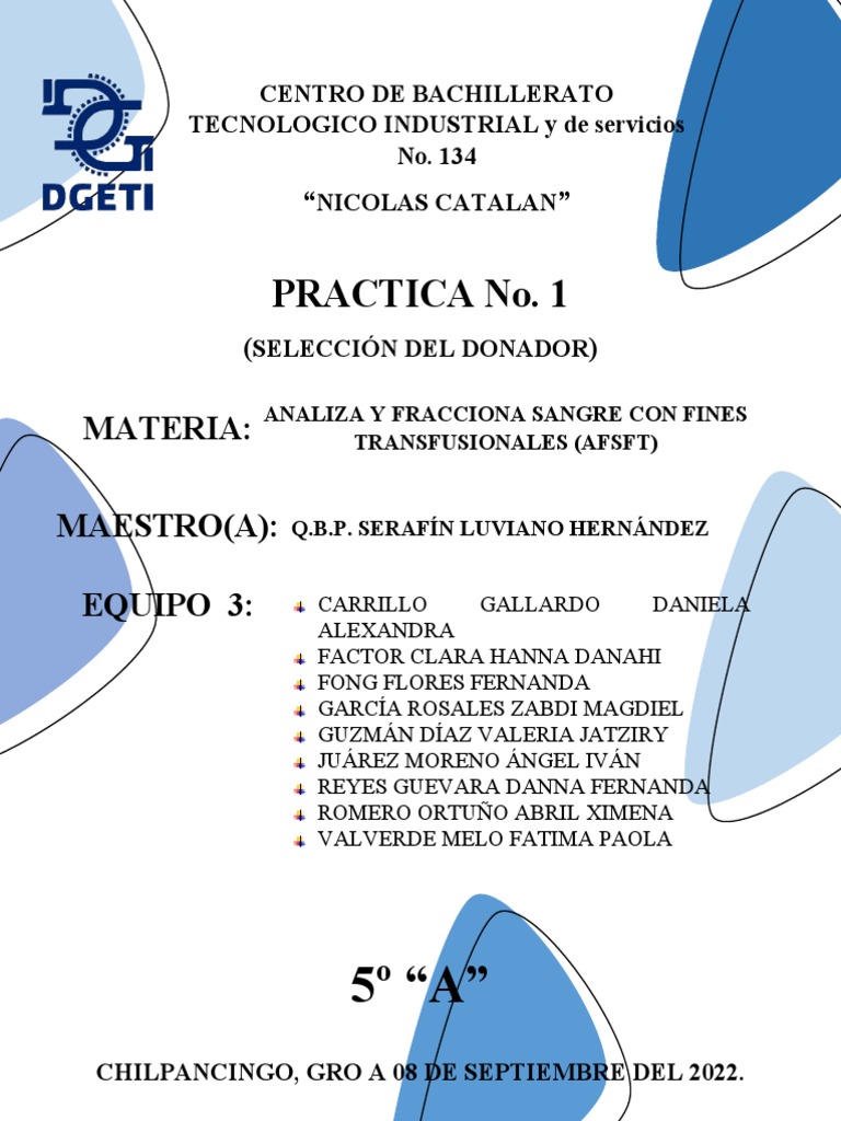 Practica Serain | PDF | Sangre | Anemia