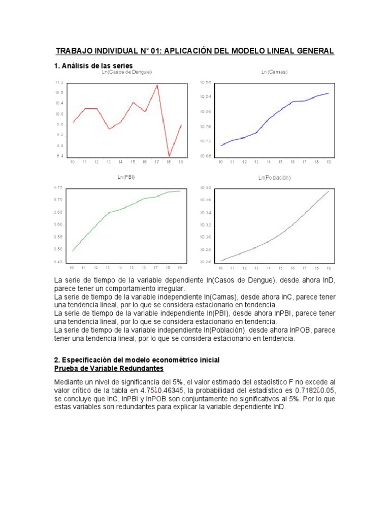 Econometría | PDF | Multicolinealidad | Valor P