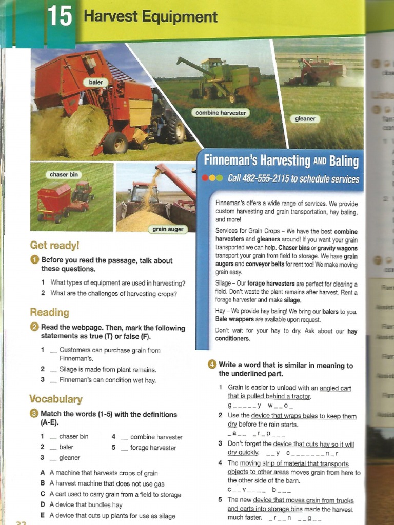 O'Sullivan and Libbin - Agriculture - Harvest Equipment | PDF