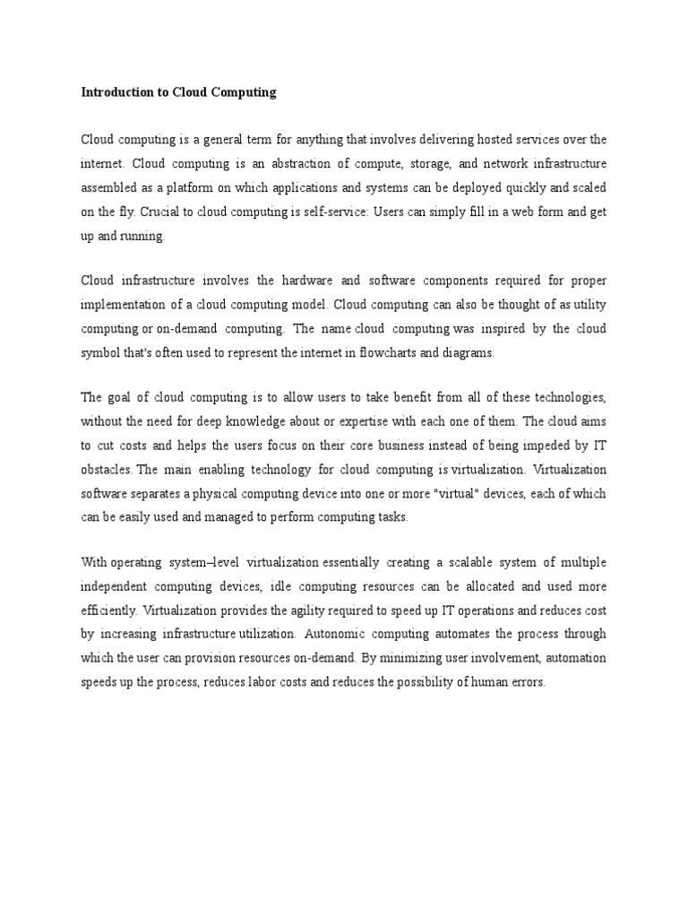 Cloud Computing | PDF | Cloud Computing | Computing Cloud Computing | PDF | Cloud Computing | Computing