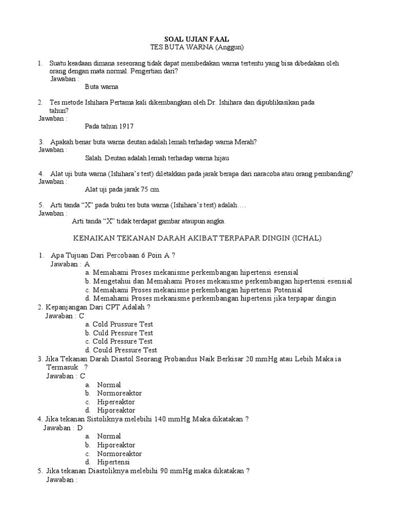 Tes Buta Warna | PDF