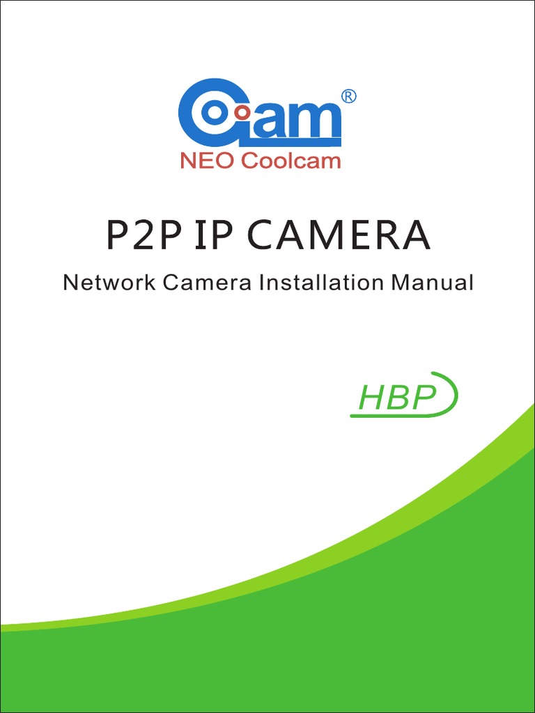 P2P Ip Camera: Quick Installation Manual | PDF | Qr Code | Wi Fi