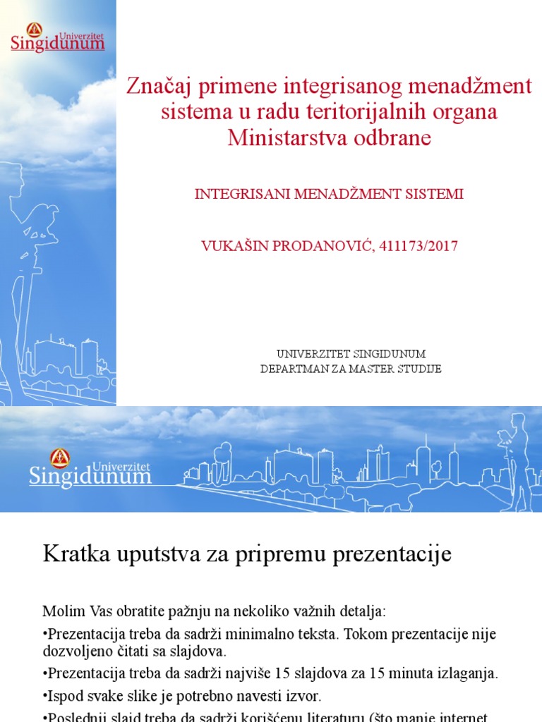 Prezentacija Za Ispit | PDF