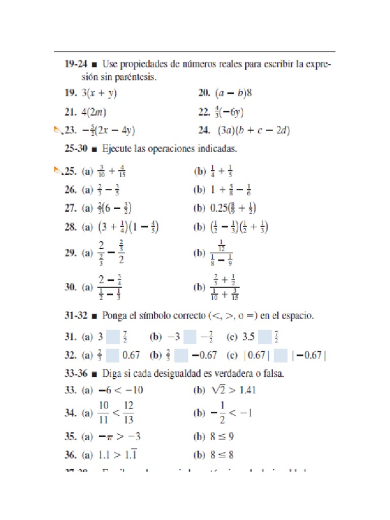 MAT-119 Ejercicios para Tarea 1 | PDF