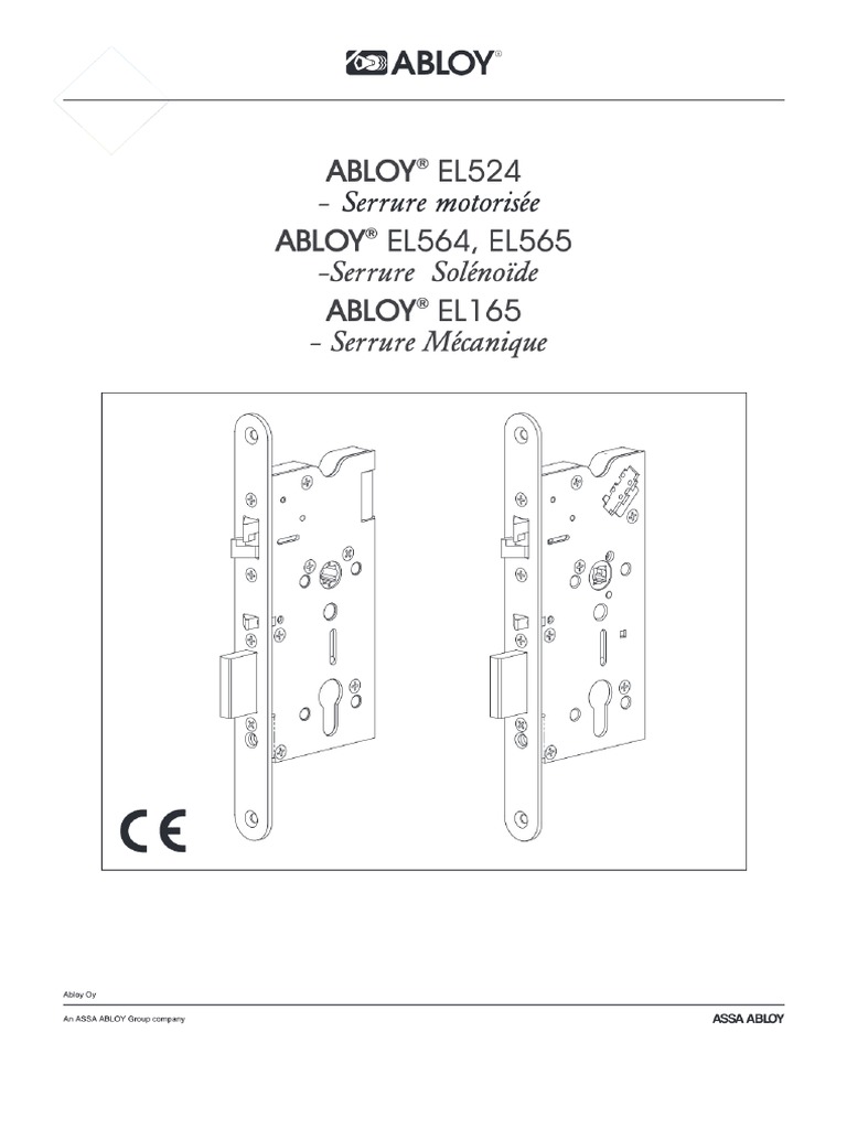 Notice ASSA ABLOY EL564 | PDF Notice ASSA ABLOY EL564 | PDF