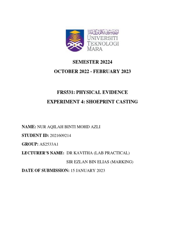 Nur Aqilah Binti Mohd Azli - 2021609214 - As2533a1 - Report 4 | PDF ...