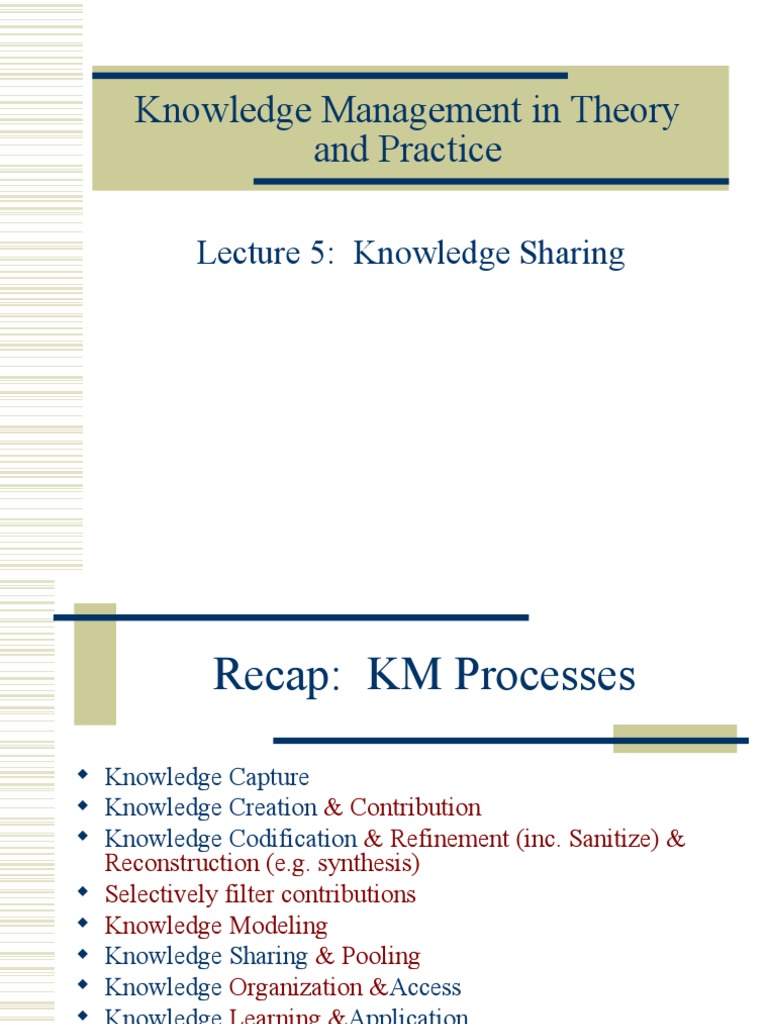 Lecture 5 (CHP 5) | PDF | Community | Expert