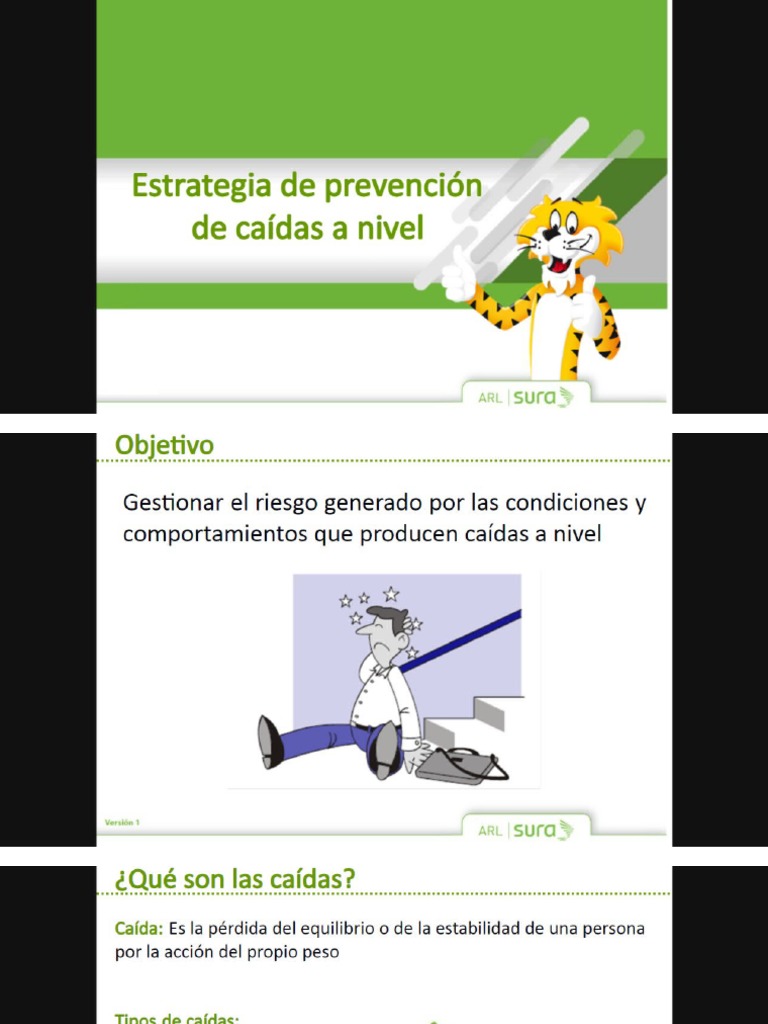 Presentacion Caidas A Nivel Sura Pdf