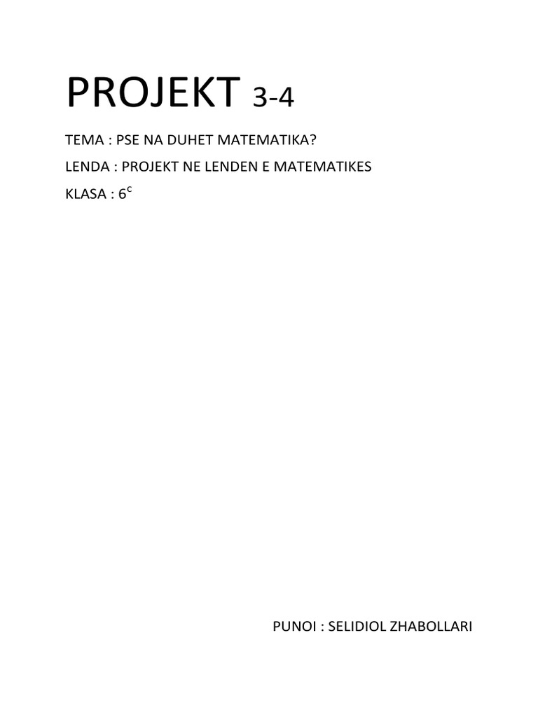 Cfare Eshte Matematika | PDF Cfare Eshte Matematika | PDF
