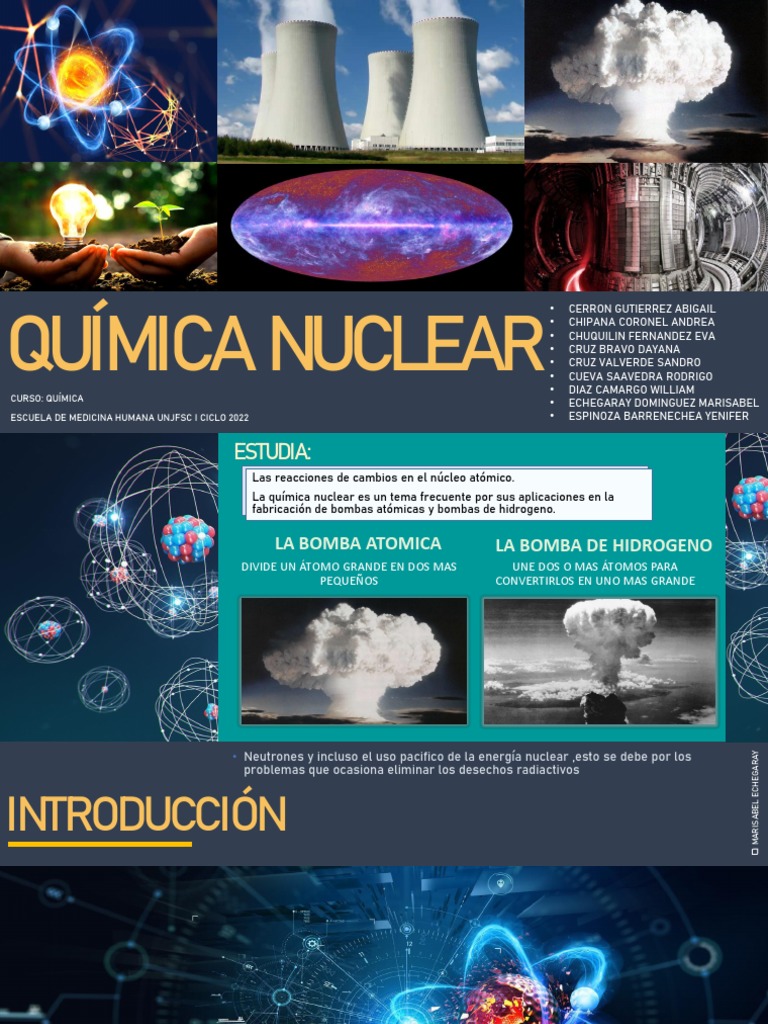 Química Nuclear Grupo 3 QM A | PDF | Desintegración radioactiva | Isótopo
