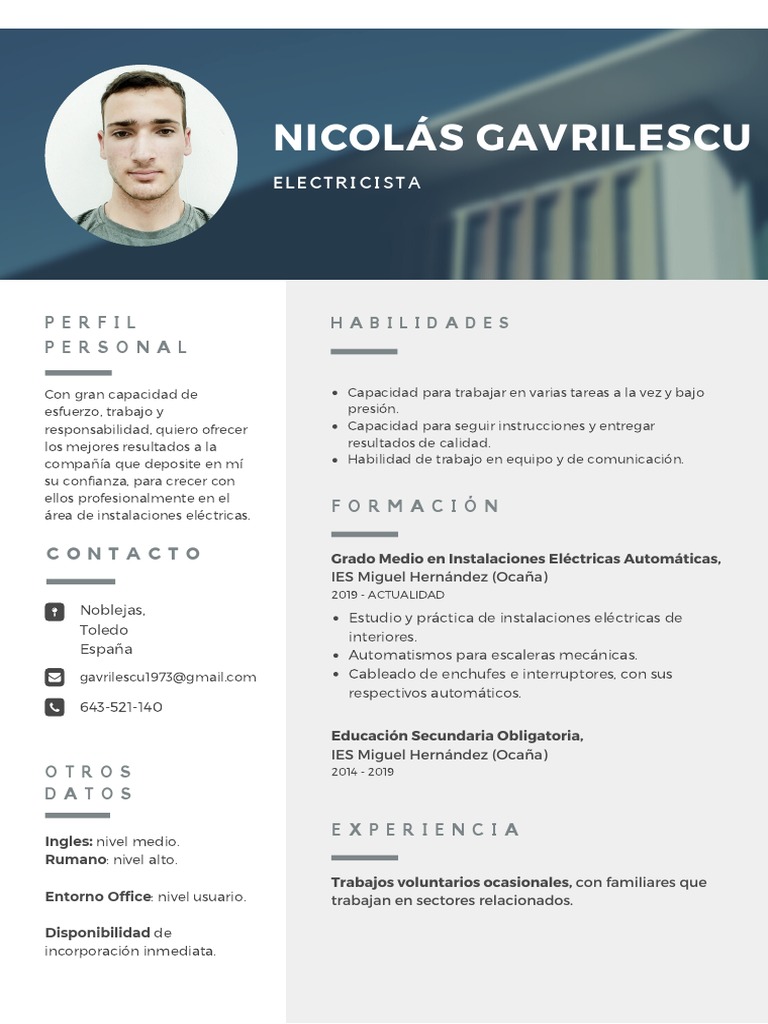 CV Nicolas | PDF