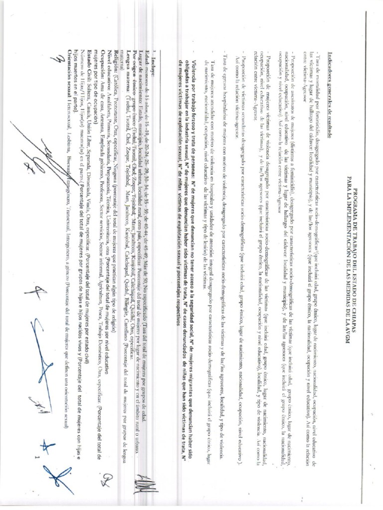 Programa AVGM Chiapas | PDF