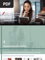 Clasificación de Actividades en RACERF | PDF | Economias