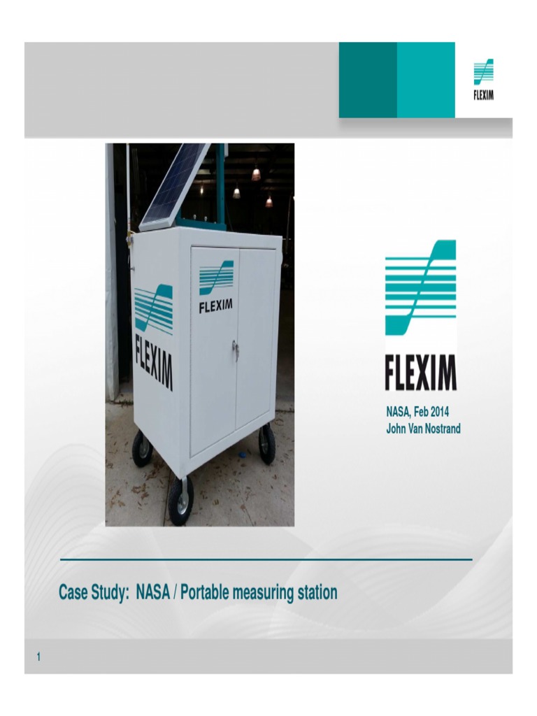 Flexim - Case Study - NASA Gas Cart | PDF | Gases | Helium