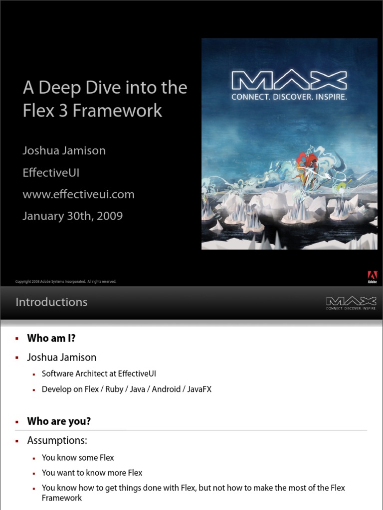 Deep Dive Flex Framework | PDF | Apache Flex | Action Script