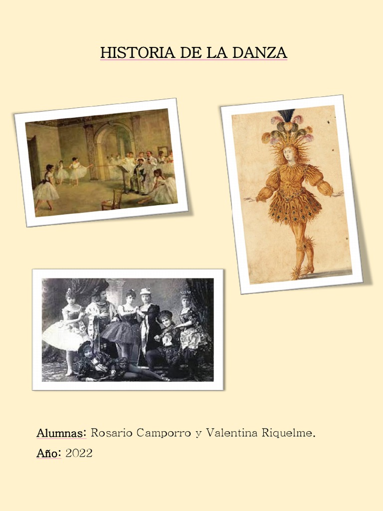Historia de La Danza | PDF | Ballet | Bailes