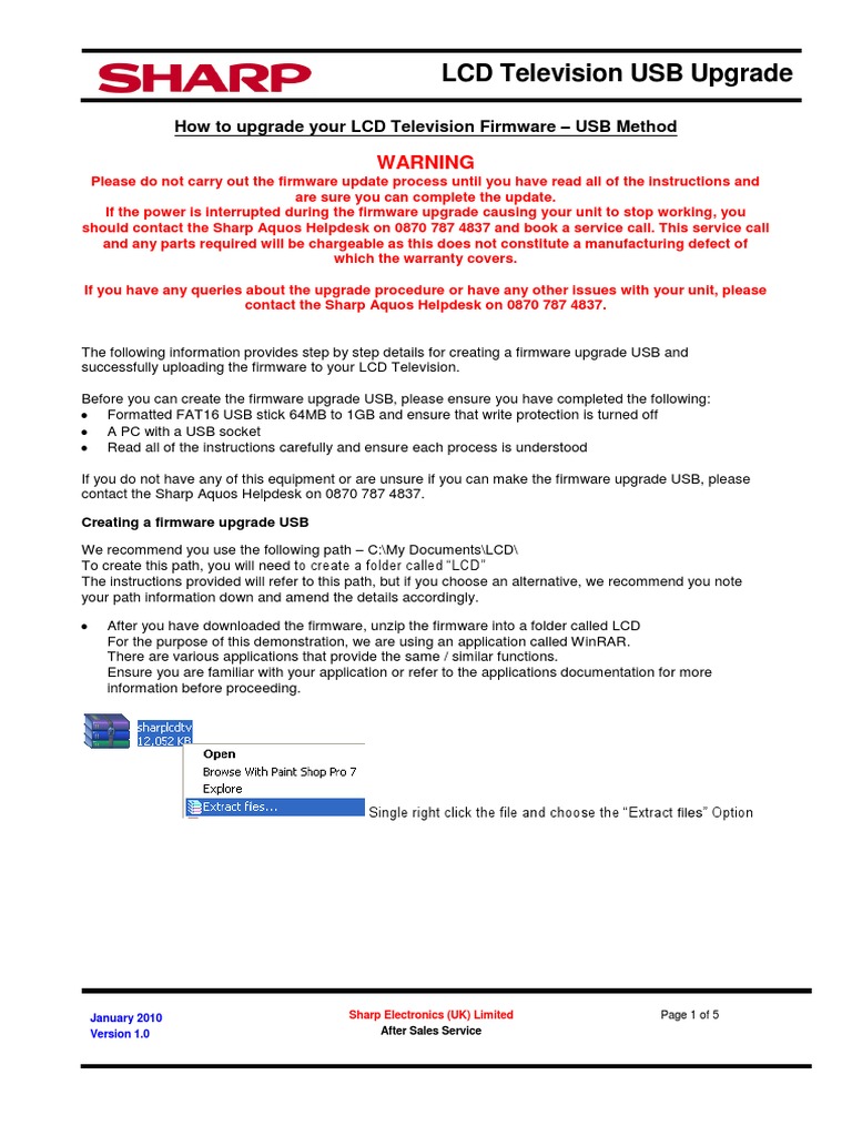 How To Make LCD Firmware USB | PDF | Computer File | Usb Flash Drive
