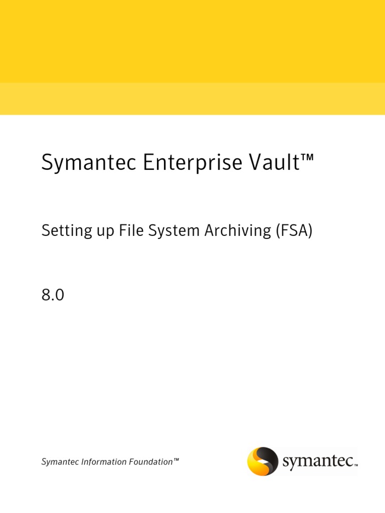 Setting Up File System Archiving | PDF | Computer File | Email