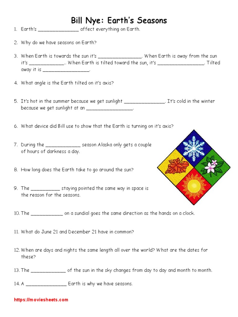 Bill Nye Earths Seasons | PDF