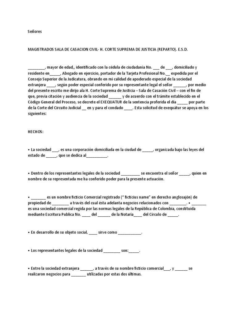 EXEQUATUR | PDF | Divorcio | Sentencia (ley)