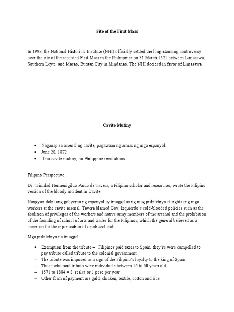 Cavite Mutiny | PDF | Philippines