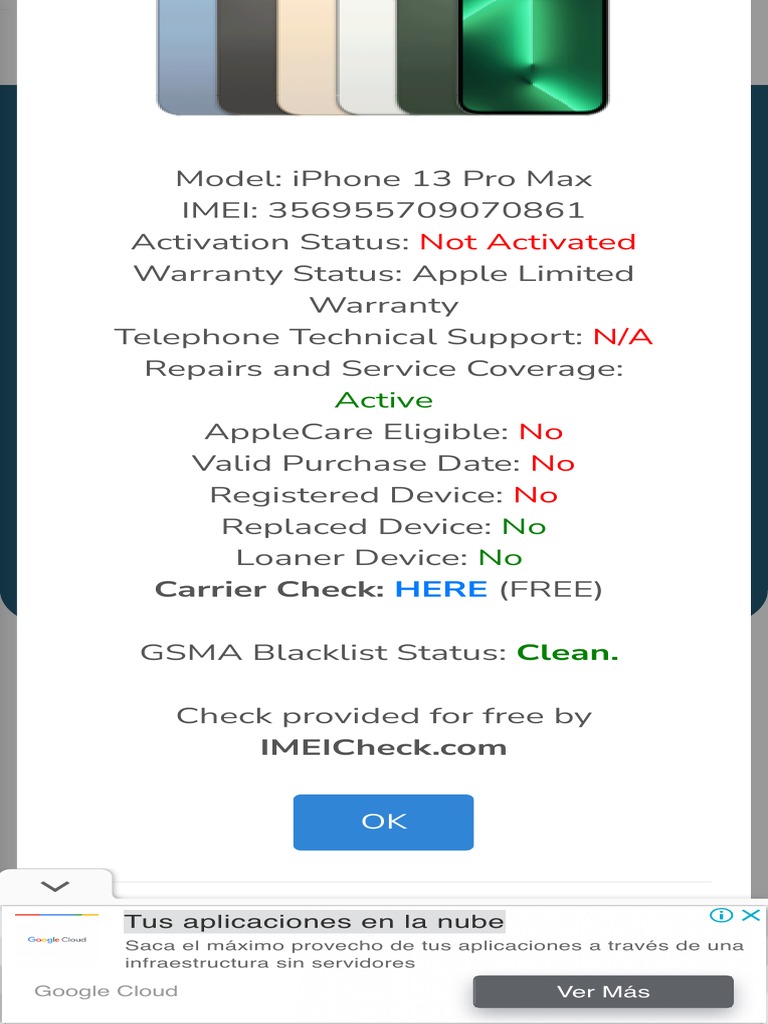 Check AppleiPhone IMEISNESN - Full FREE Checke 3 | PDF