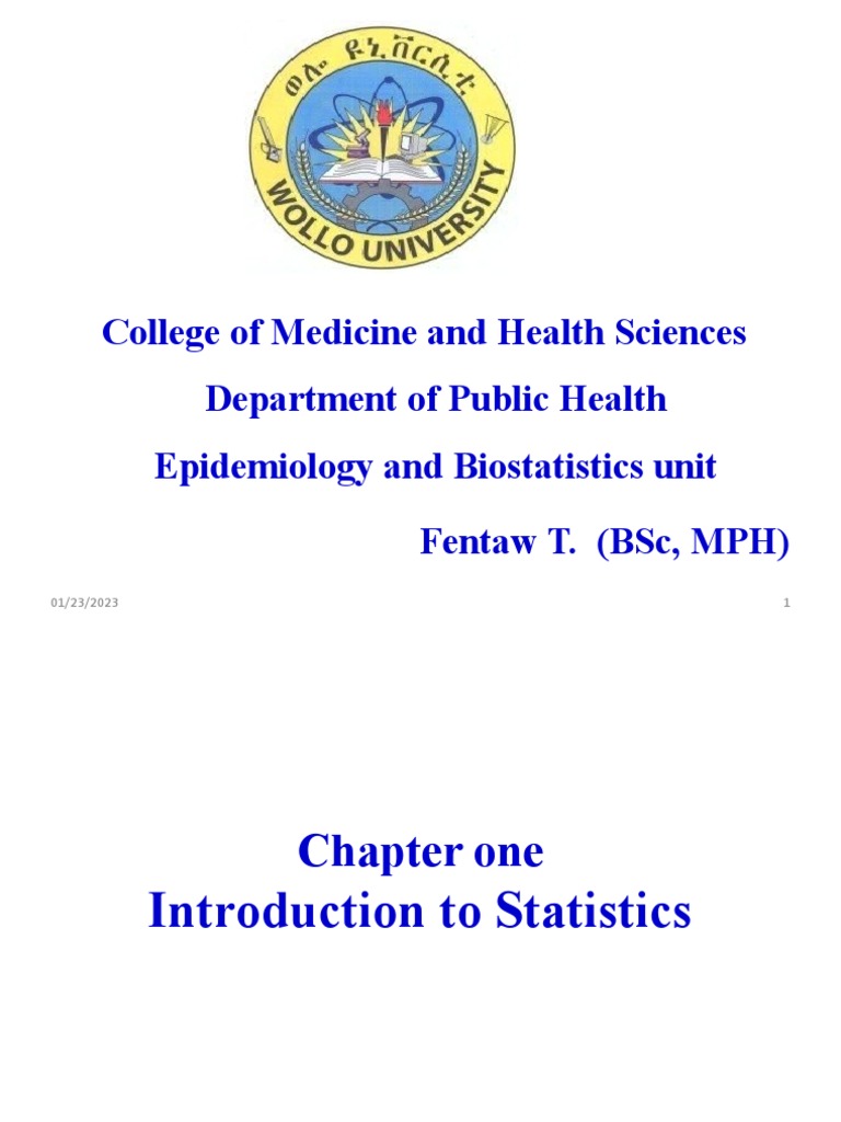 C-1 Introduction To Statistics | PDF | Statistics | Level Of Measurement