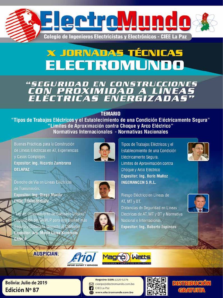 ELECTROMUNDO 87 Artículos | PDF | Transmisión de energía eléctrica | Energía renovable