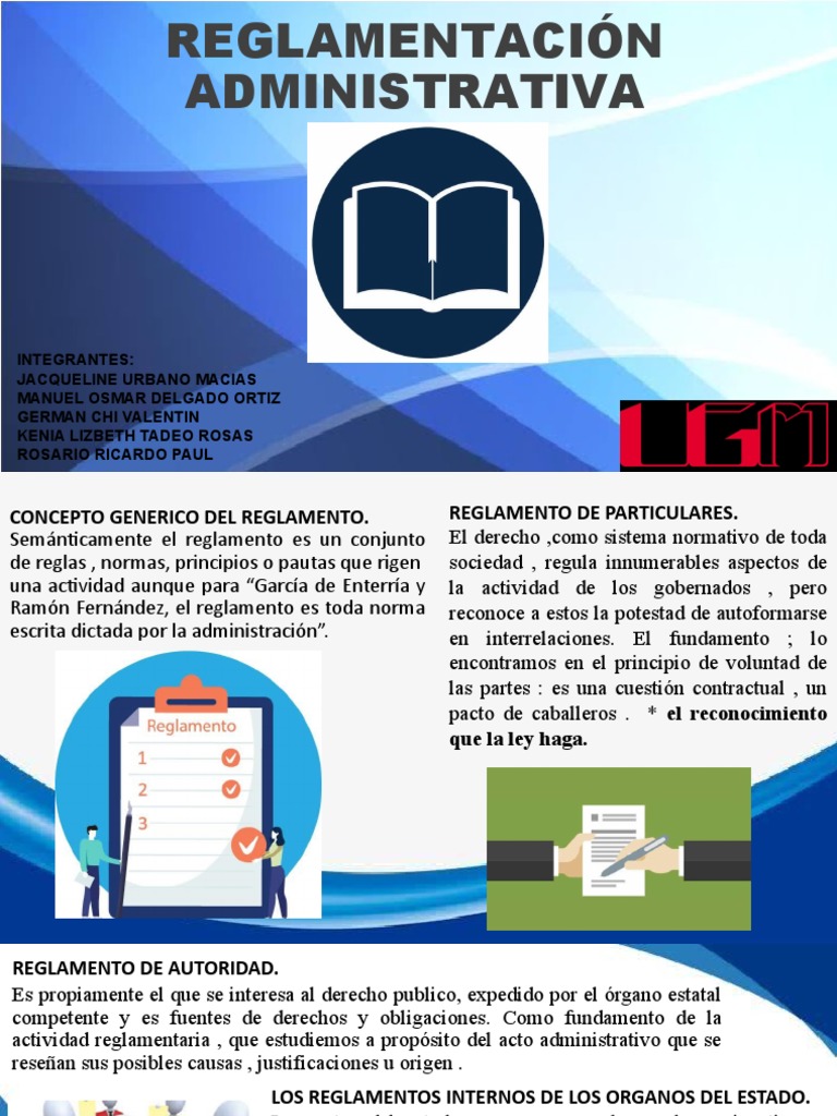 REGLAMENTACIÓN ADMINISTRATIVA | PDF | Regulación | Estado (política)