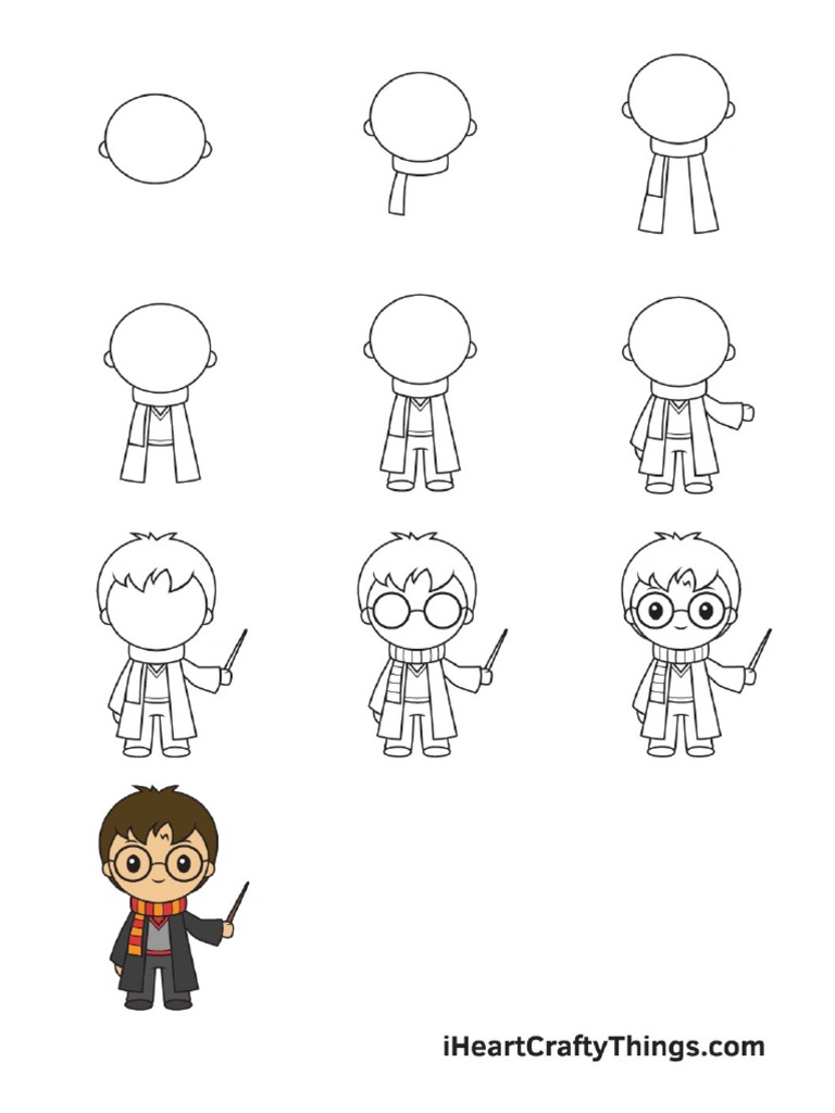 How To Draw Harry Potter | PDF