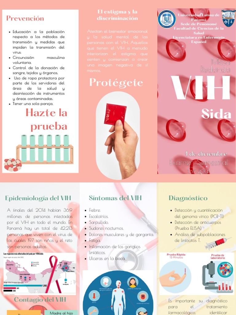 Folleto tríptico sida vih | PDF | VIH | VIH / SIDA
