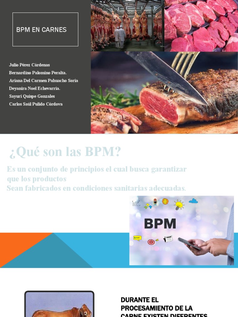 BPM en la industria cárnica y pesquera: garantizando la inocuidad y frescura de los alimentos a ...