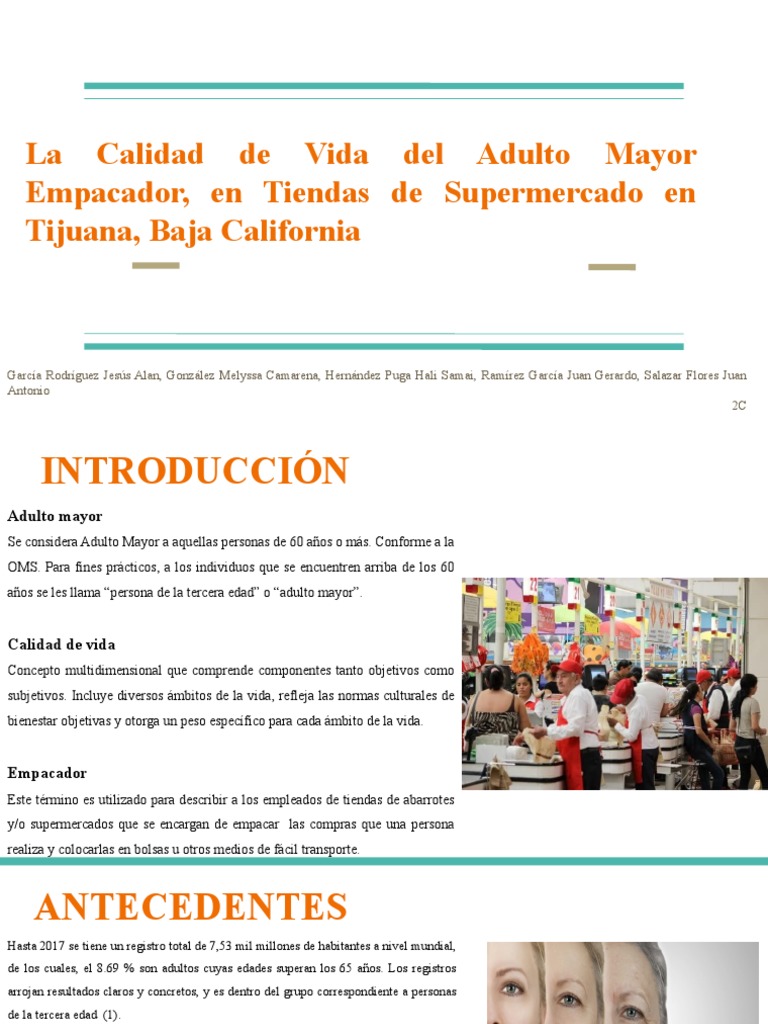 Adulto Mayor y Calidad de Vida | PDF | Vejez | Sicología