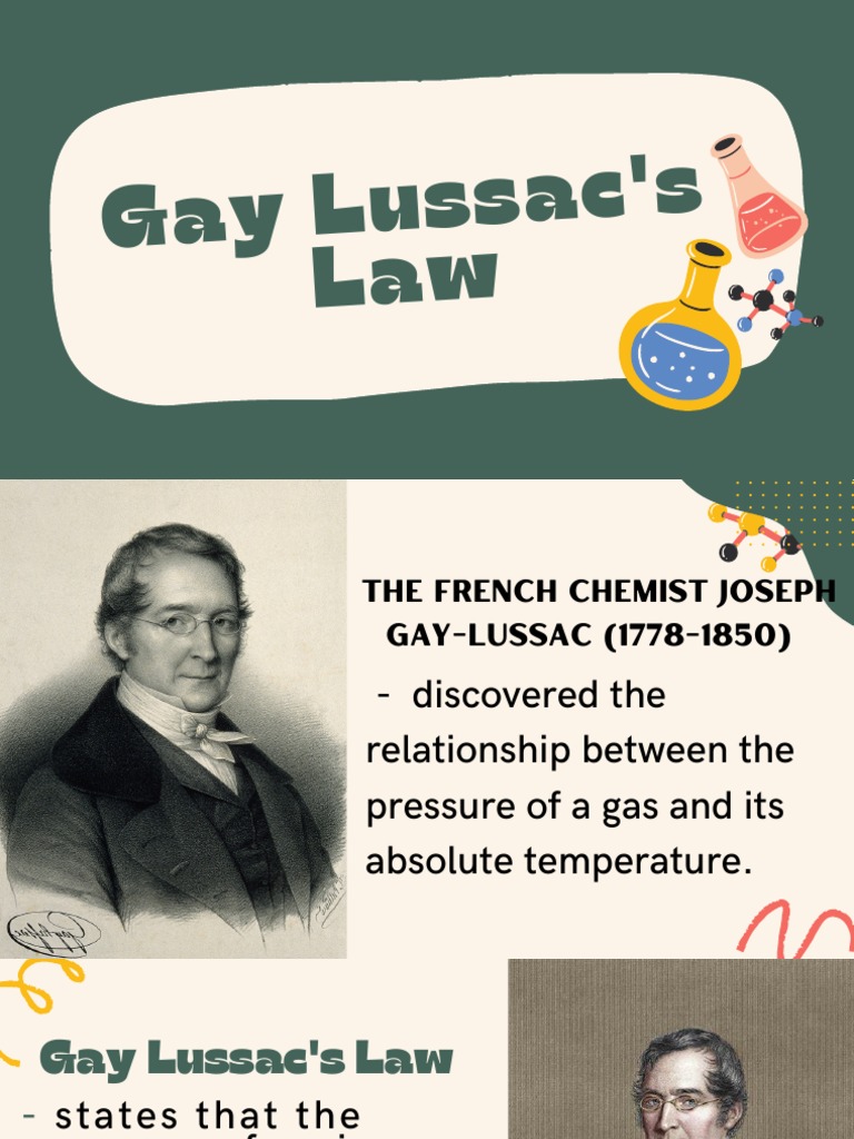 Gay Lussac's Law | PDF | Physical Quantities | Physical Sciences