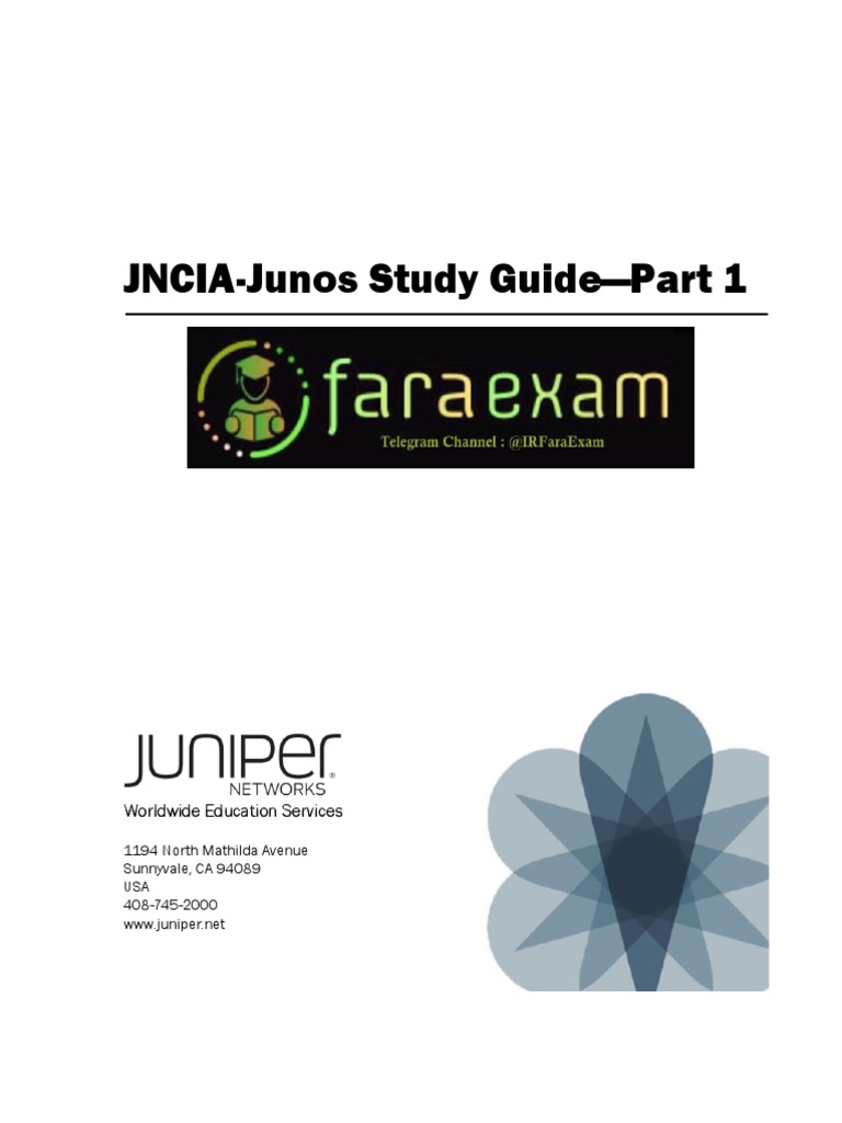 Jnica Junos Study Guide Part1 | PDF | Command Line Interface | Graphical User Interfaces