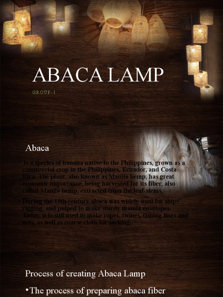 Abaca Lamp Creation Guide Under 40 Characters | PDF