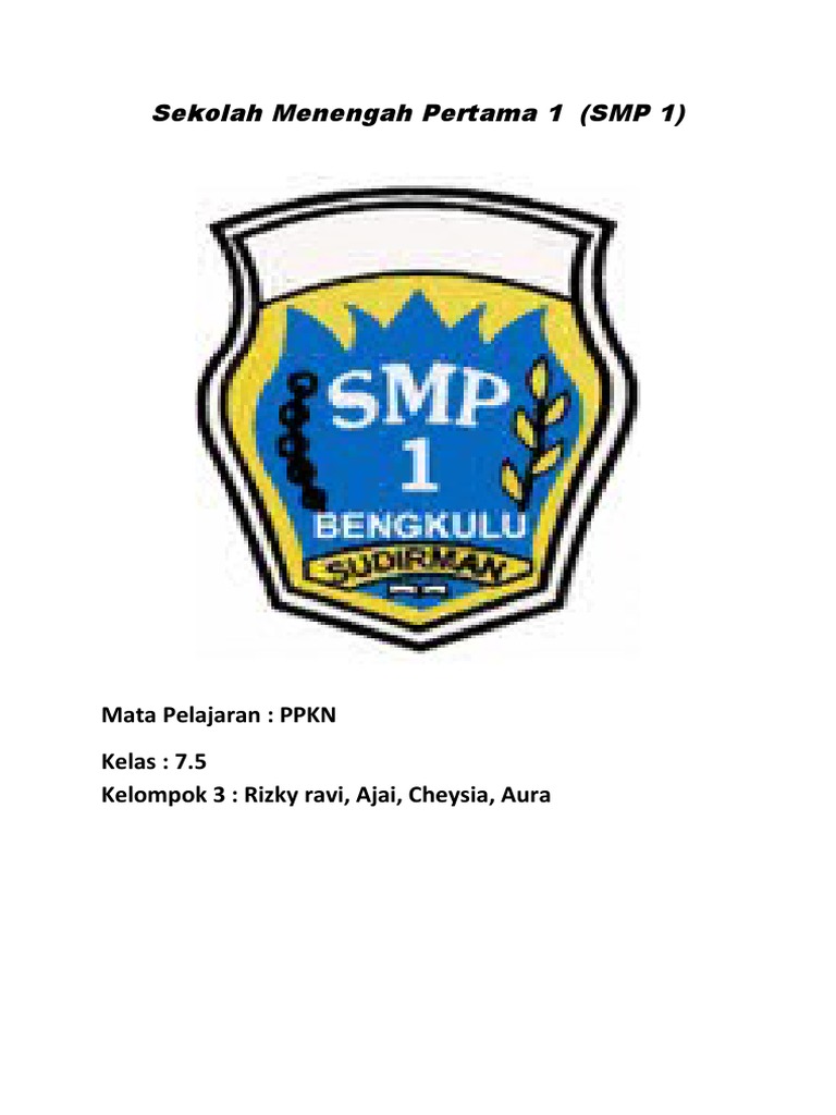 Dokumen KEL PPKN SMP 1 | PDF